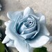 Baby Blue Rose/ Blue Real Touch Rose /latex Rose / Flexed Rose/1 Head ...
