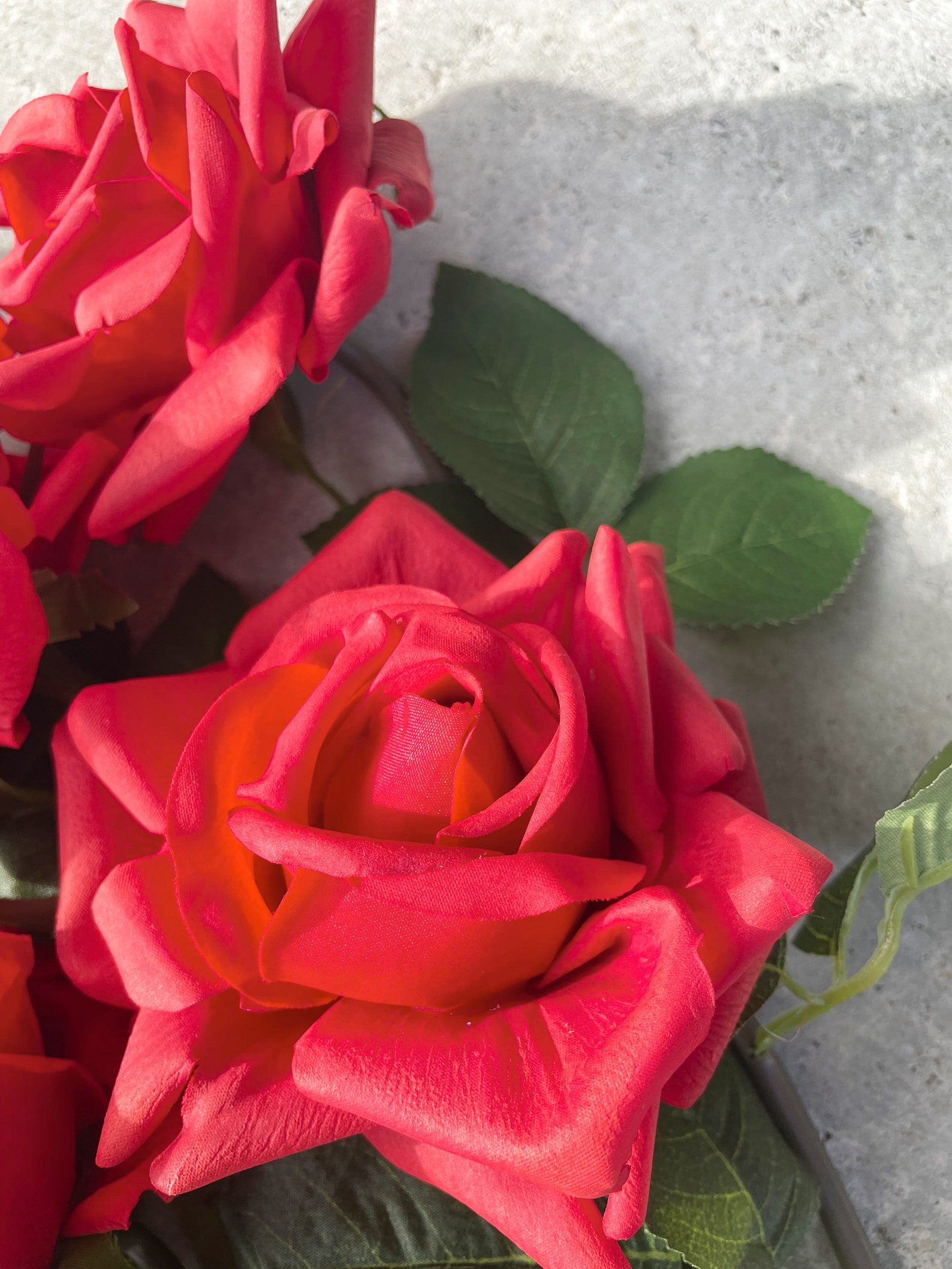 Red Rose/ Real Touch Rose /latex Rose / Flexed Rose/1 Head per Stem ...