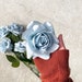 Baby Blue Rose/ Blue Real Touch Rose /latex Rose / Flexed Rose/1 Head ...