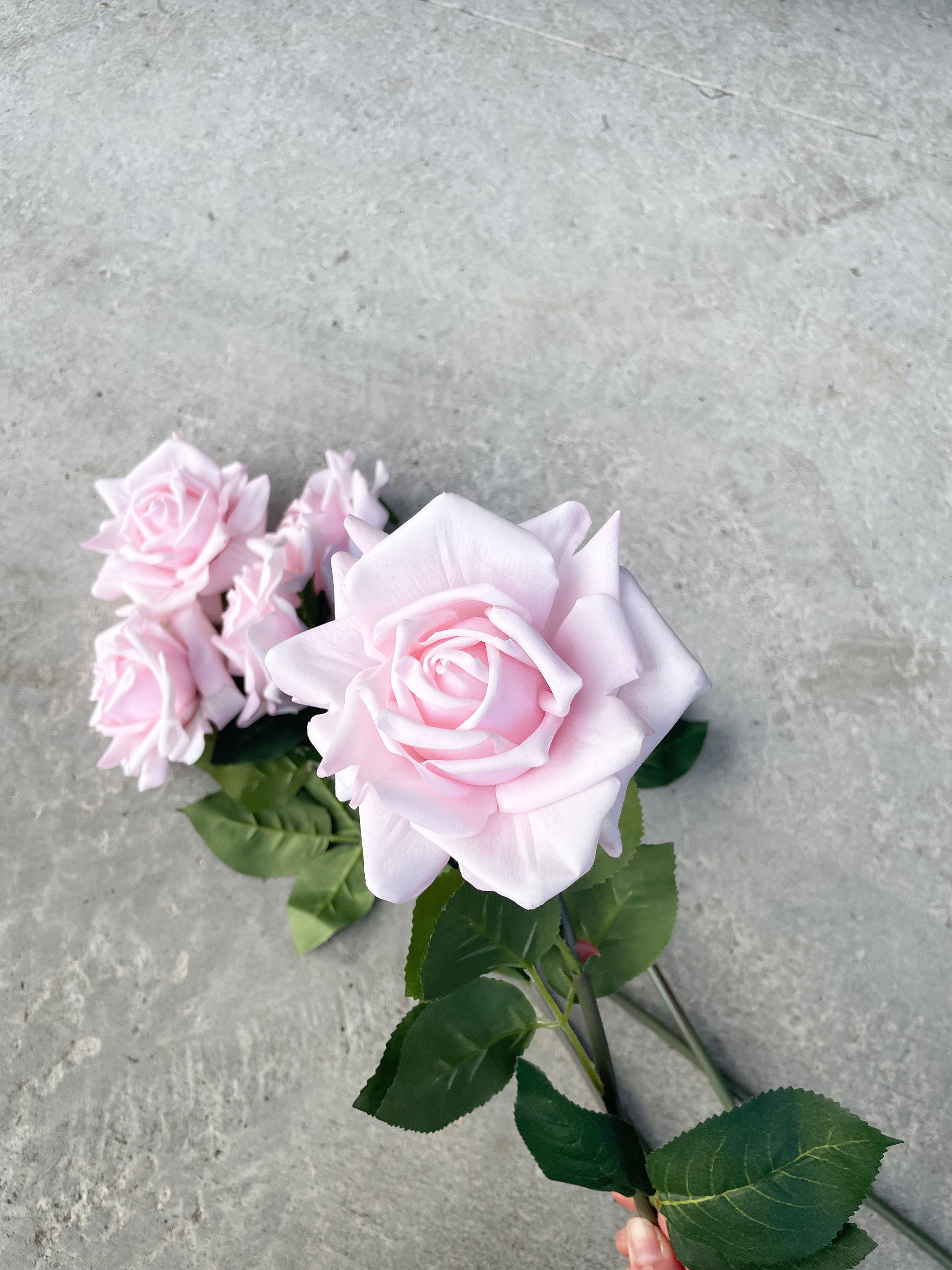 Blush Pink Rose/ Real Touch Rose /latex Rose / Blush Rose/ Terracotta ...