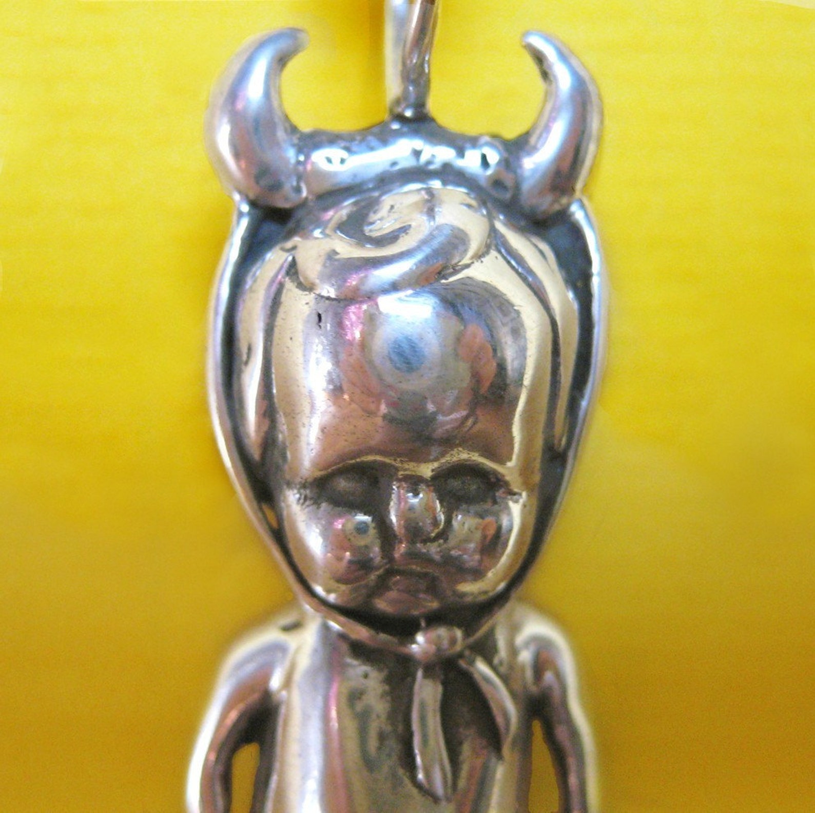 Taurus Necklace Zodiac Bull Baby Silver Gold Jewelry Statement - Etsy ...