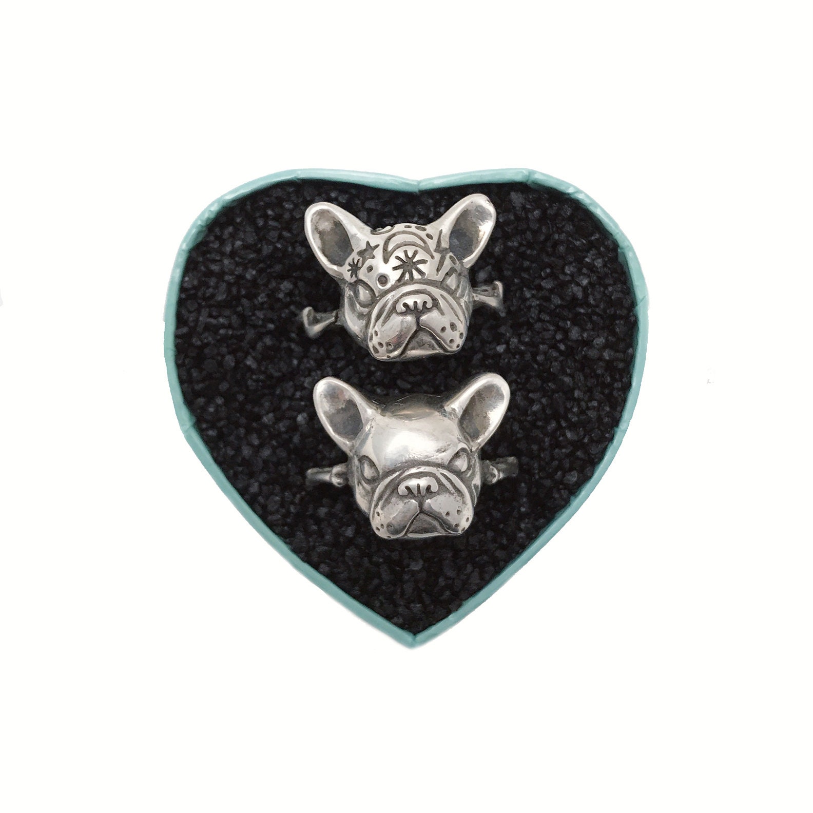 French Bulldog Ring in Gold Frenchie Jewelry Gold Dog Silver | Etsy