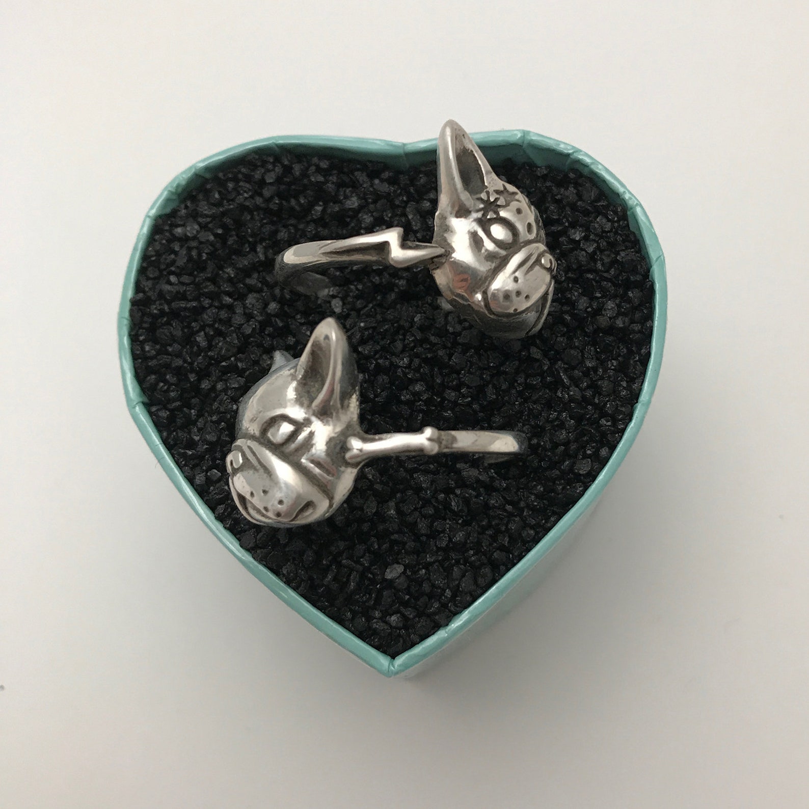 French Bulldog Ring in Gold Frenchie Jewelry Gold Dog Silver | Etsy