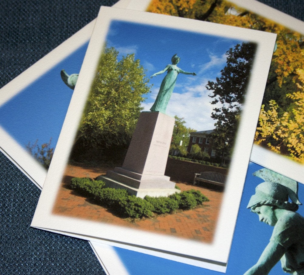 UNCG Minerva Photography Note Cards Set of 4 Different - Etsy