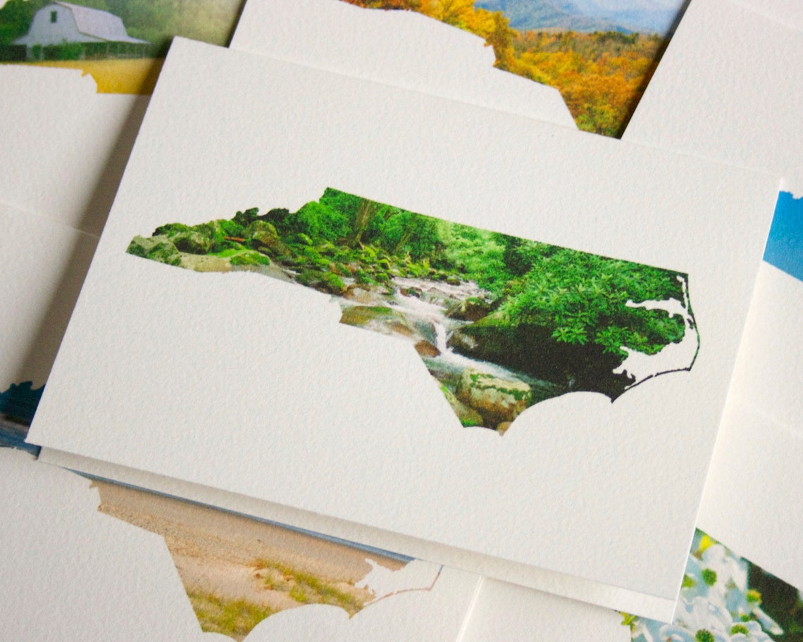 North Carolina Photography Note Card Set NC Home State Fine | Etsy