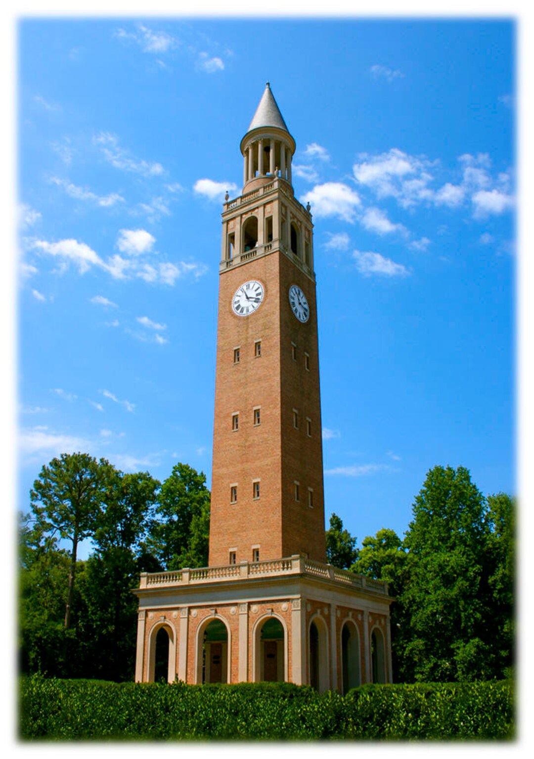 Unc-chapel Hill Bell Tower North Carolina Photography - Etsy