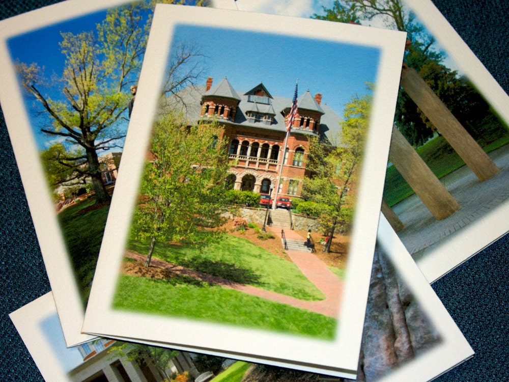 UNCG Photography Note Cards Set of 4 Campus Views University of North ...