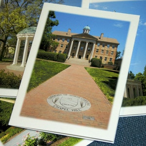 Unc-chapel Hill Photography Note Cards - Set of 4 Different Photos ...