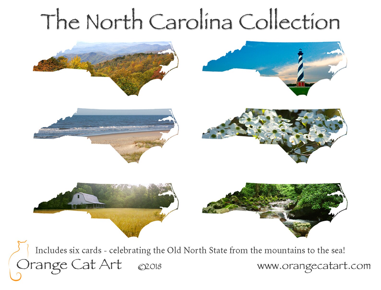 North Carolina Photography Note Card Set - NC Home State, Fine Art ...