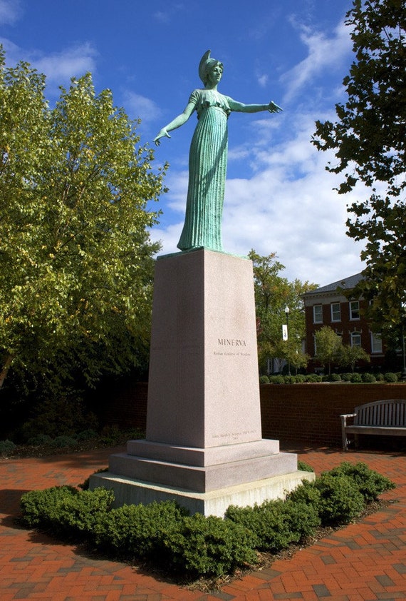 UNC Greensboro Minerva Photography UNCG College Home Decor | Etsy