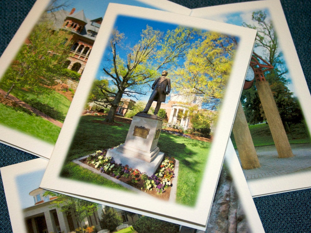 UNCG Photography Note Cards Set of 4 Campus Views University of North ...