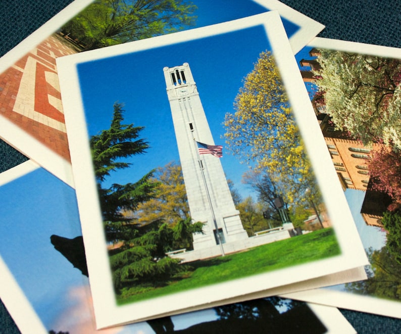 The NC State University Collection Set of 4 Note Cards NCSU, Wolfpack ...
