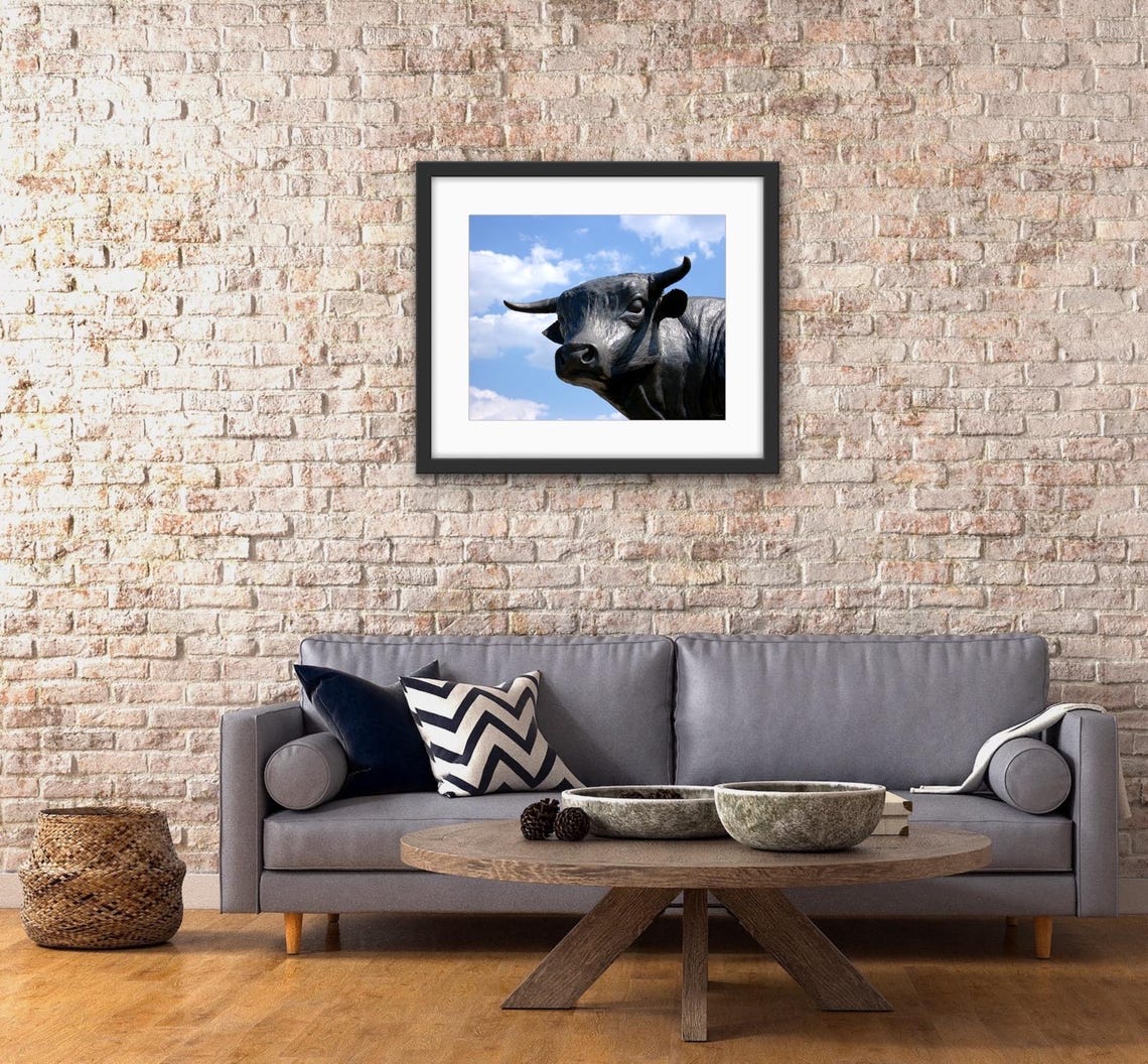 Durham Bull Statue, Downtown Durham, North Carolina Photography - Urban ...