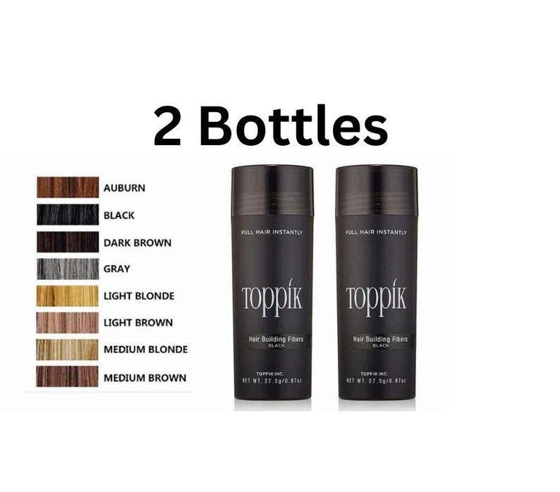 Toppik Hair Building Fibers: Thickening for Thinning Hair (27.5g) - Etsy