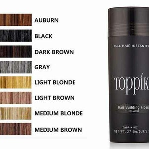 Toppik Hair Building Fibers: Thickening for Thinning Hair (27.5g) - Etsy