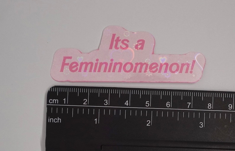 Its a Femininomenon Holographic Waterproof Sticker Chappell Roan ...