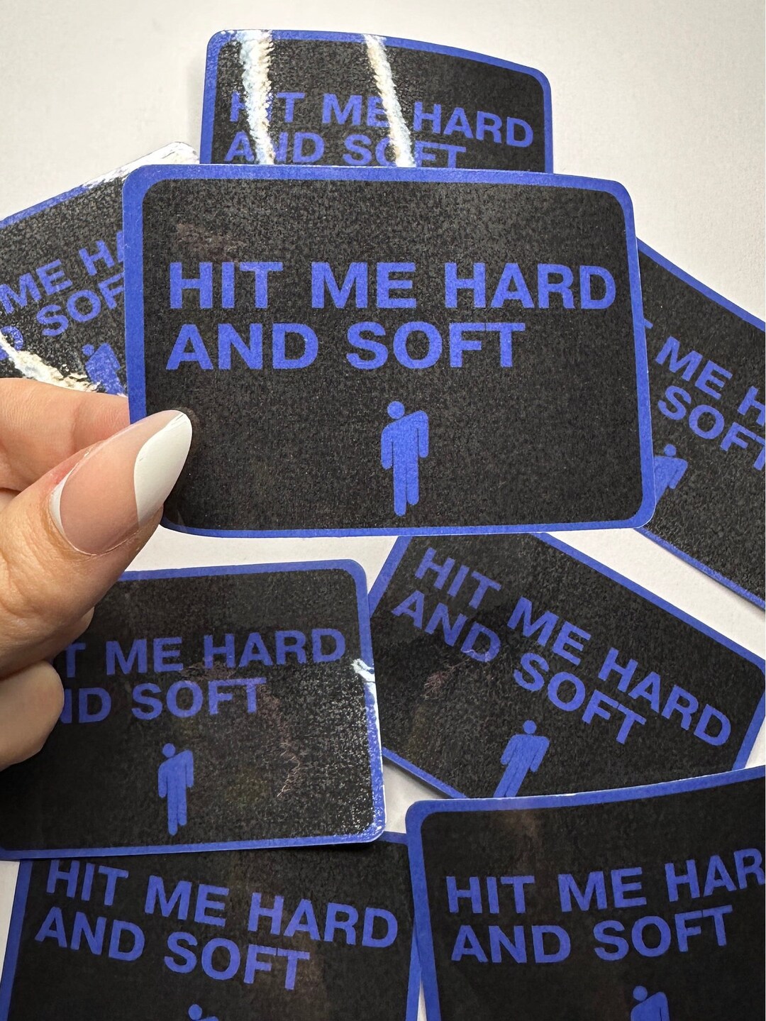 Hit Me Hard and Soft With Blosh Sticker Billie Eilish Stickers - Etsy