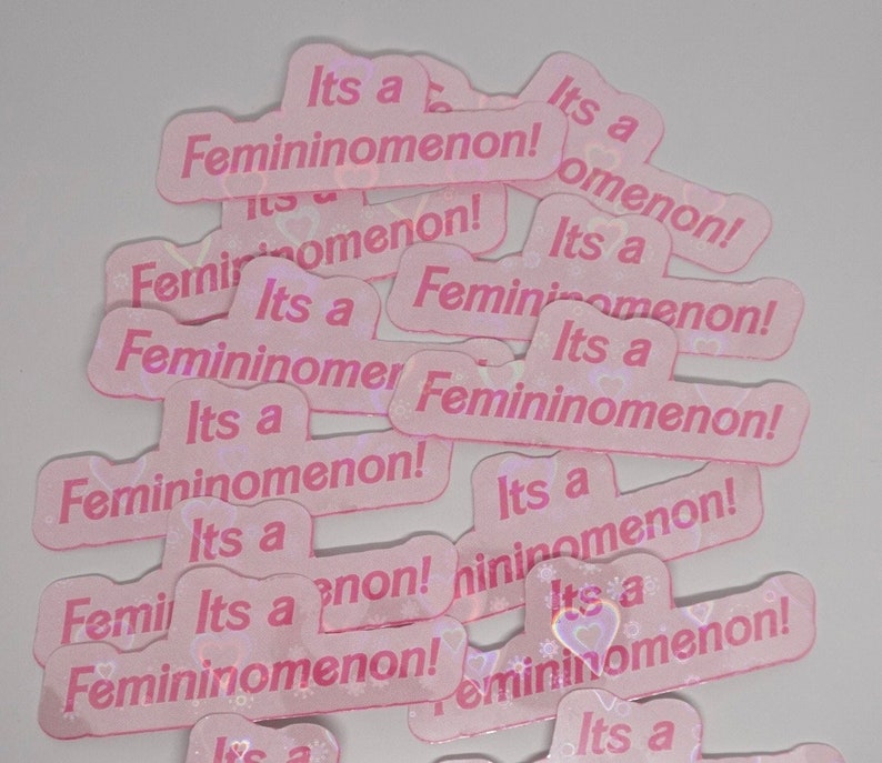 Its a Femininomenon Holographic Waterproof Sticker Chappell Roan ...