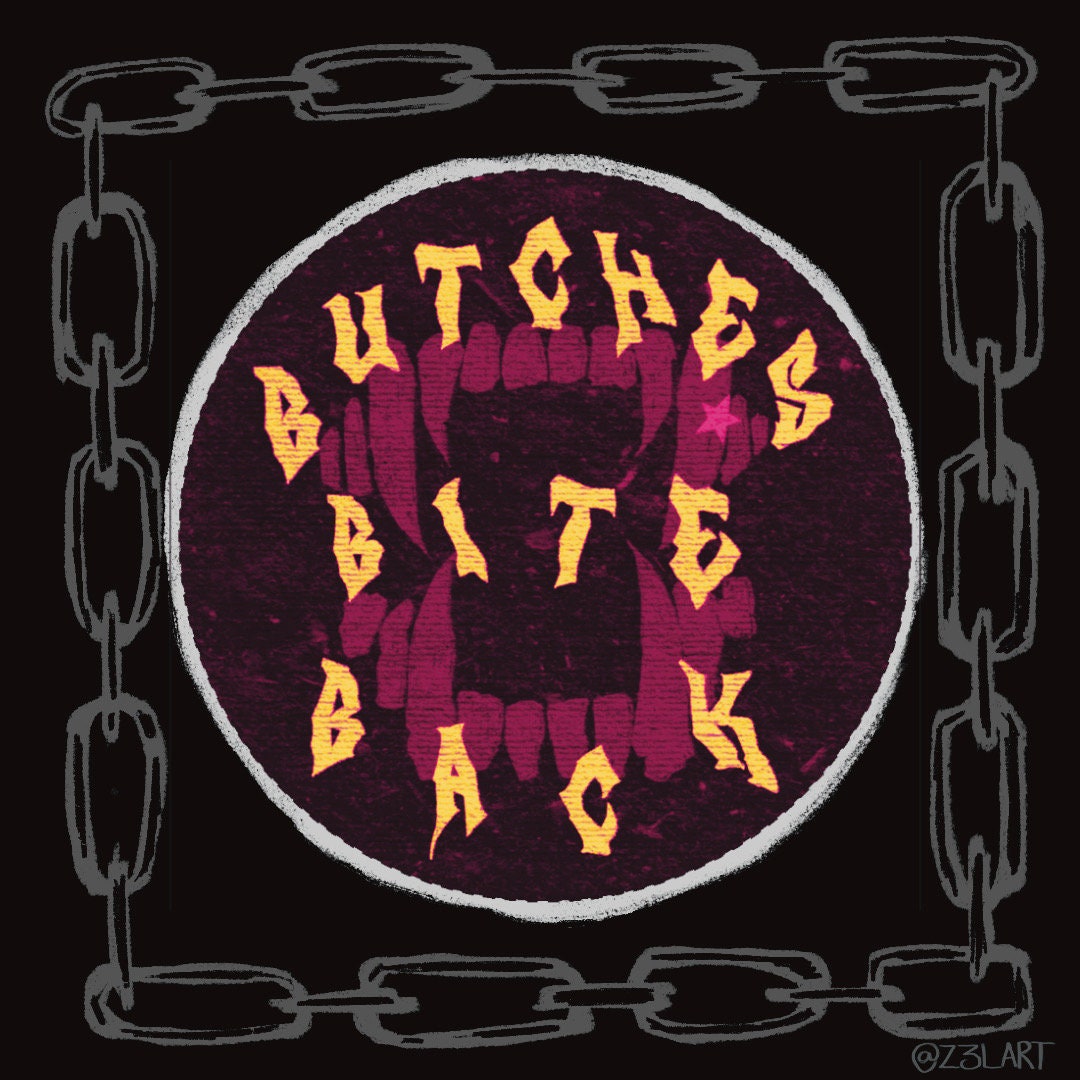 BUTCHES BITE BACK Sticker - Etsy
