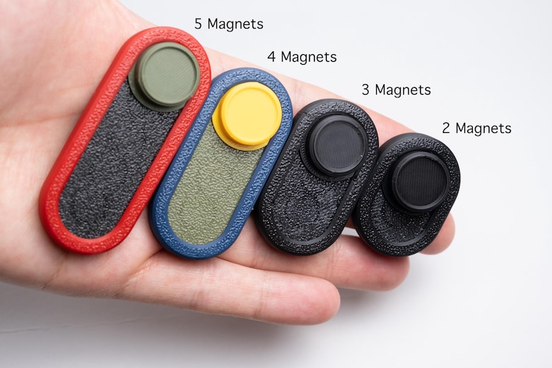 3D Printed Customizable Magnetic Haptic Slider Keychain Fidget Toy - Etsy