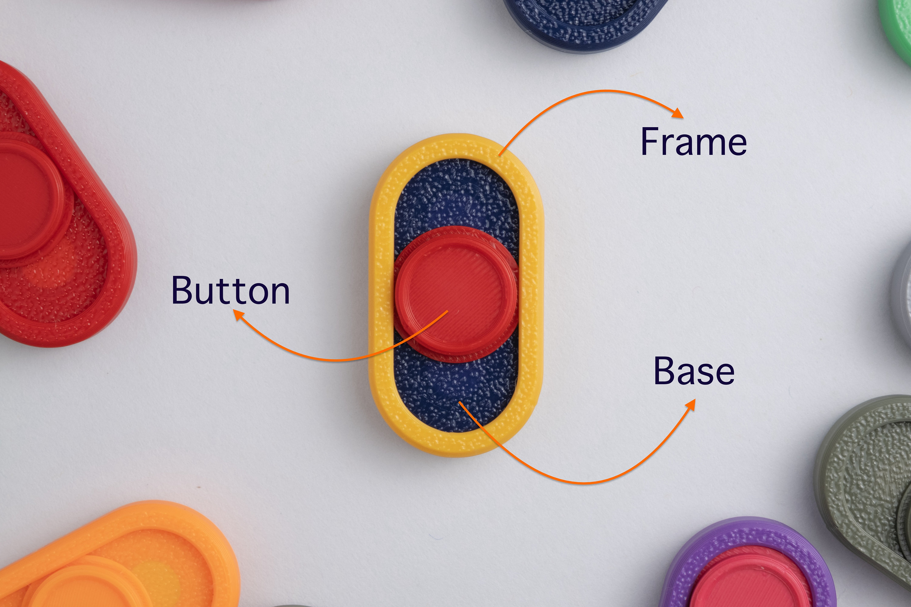 Haptic Slider, Fidget Clicker, EDC Fidget, Office Fidget Toy, Fidget ...