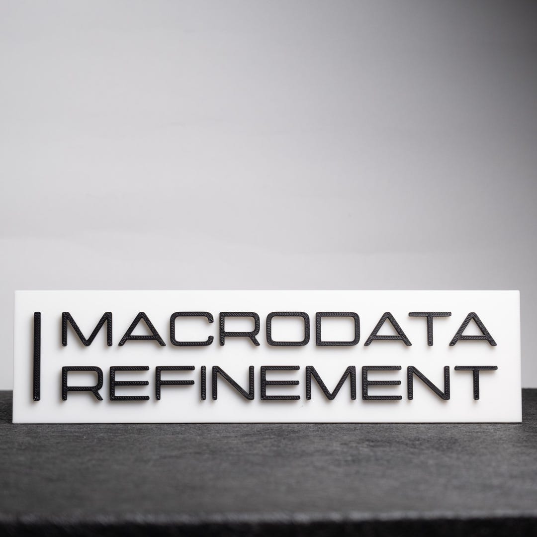 Macrodata Refinement Wall Sign – Severance TV Show – Lumoon Industries Inspired 3D Printed Decor ...