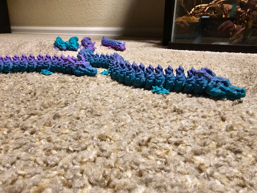 3D Printed Mermaid Themed Dragons - Etsy