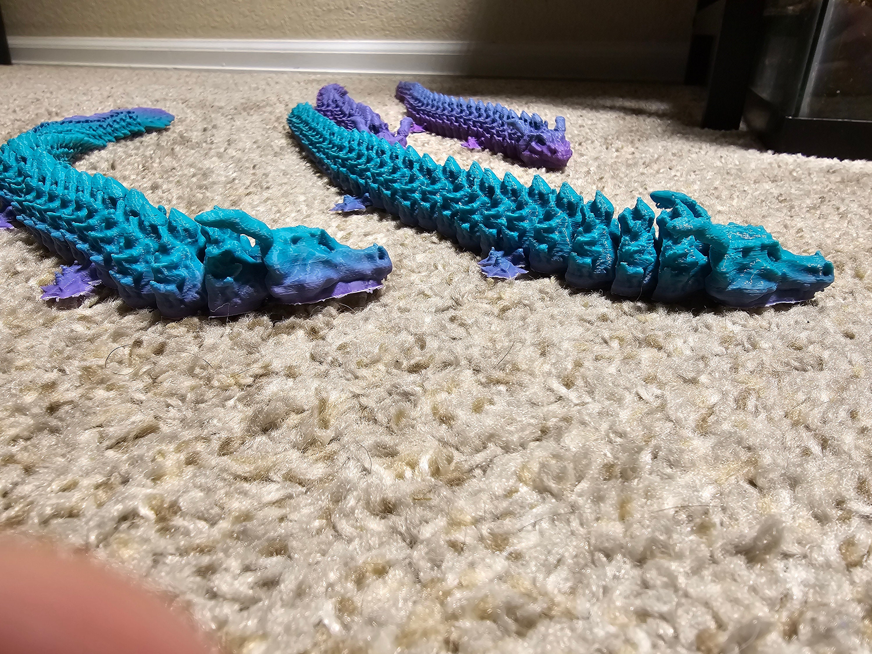 3D Printed Mermaid Themed Dragons - Etsy
