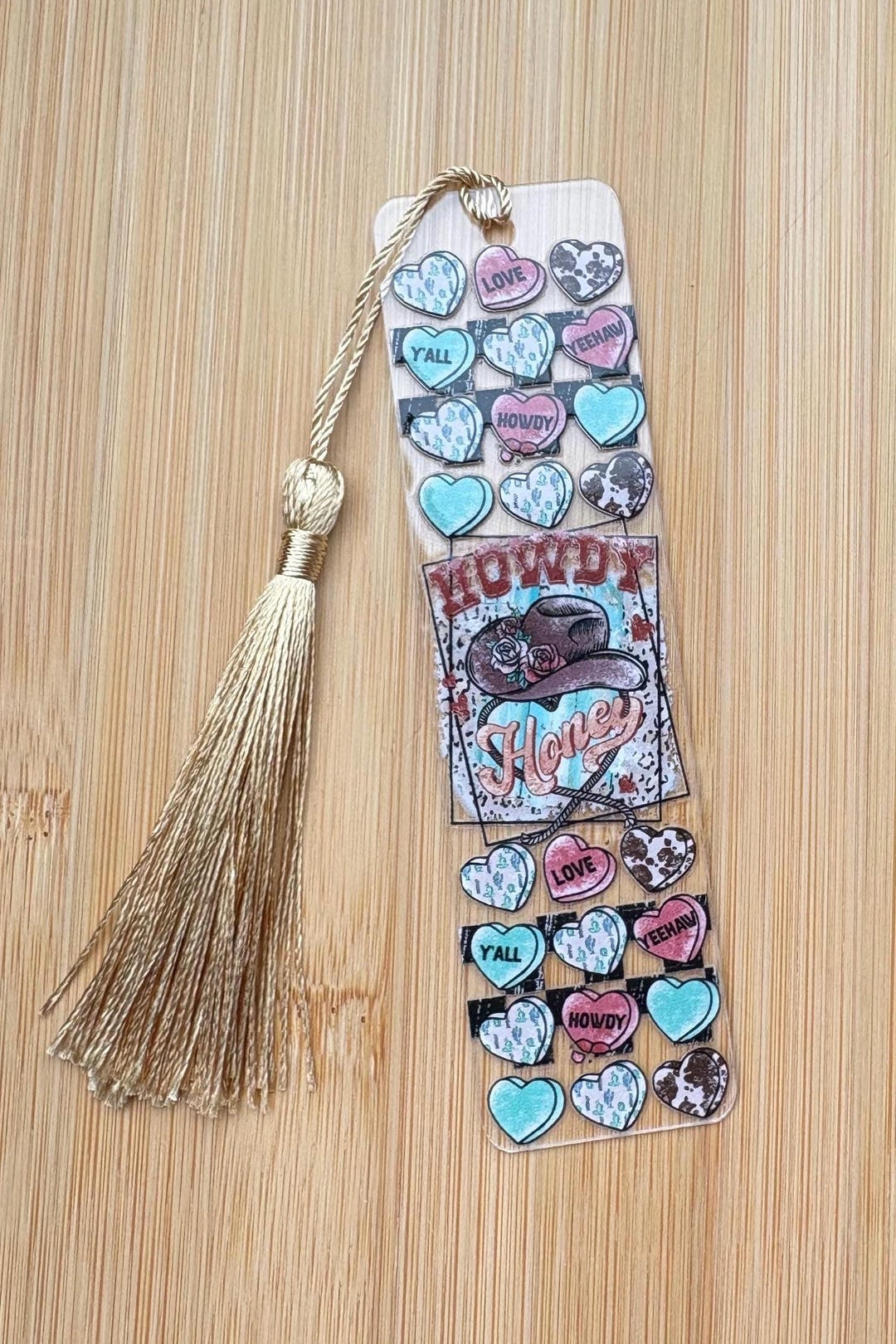Howdy Honey Acrylic Bookmark - Etsy