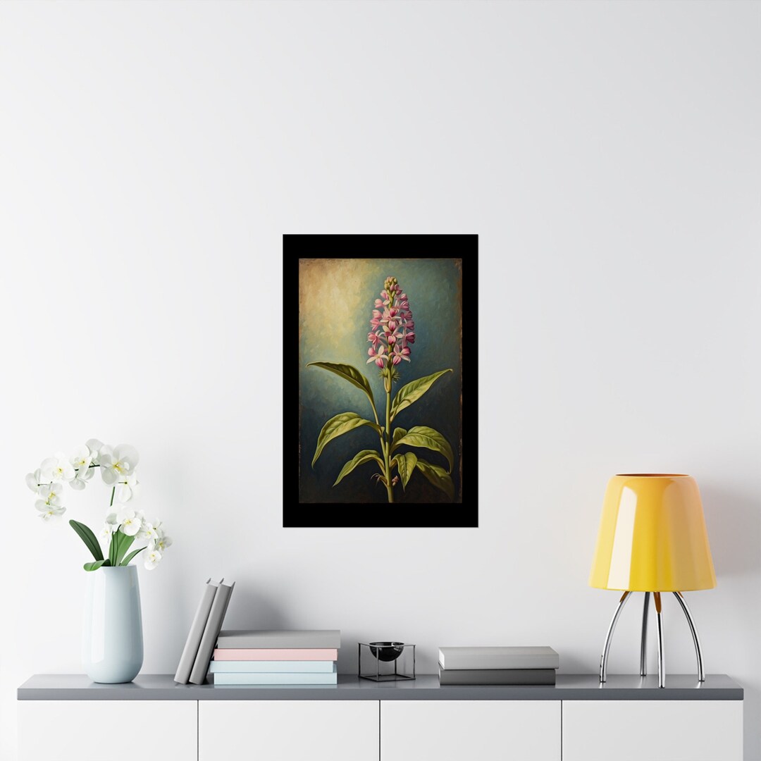 Unique Plant Illustration, Vintage Painting, Botanical Art, Exquisite ...