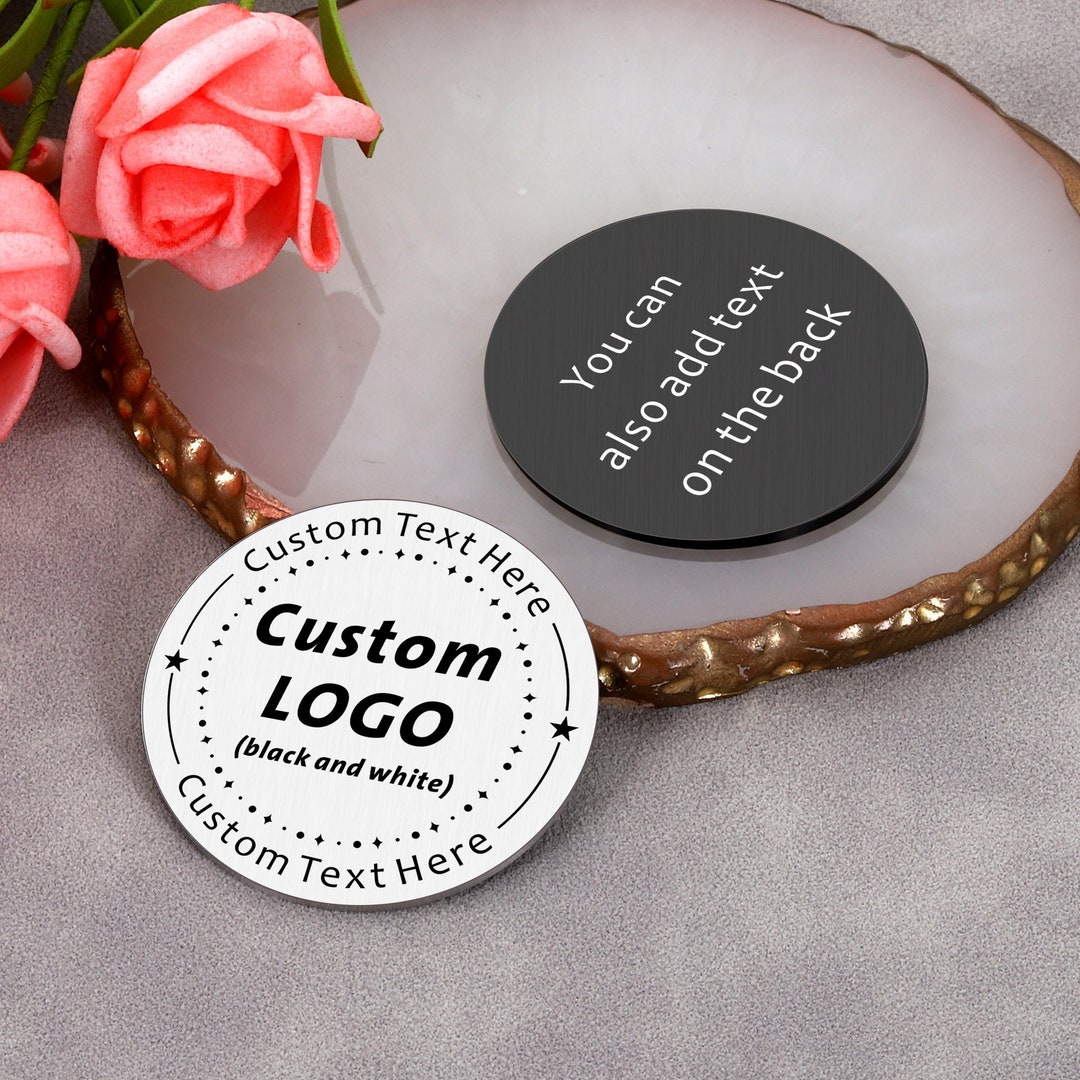 Custom Engraving Logo Coin Appreciation Employee Gift Design Your Own ...