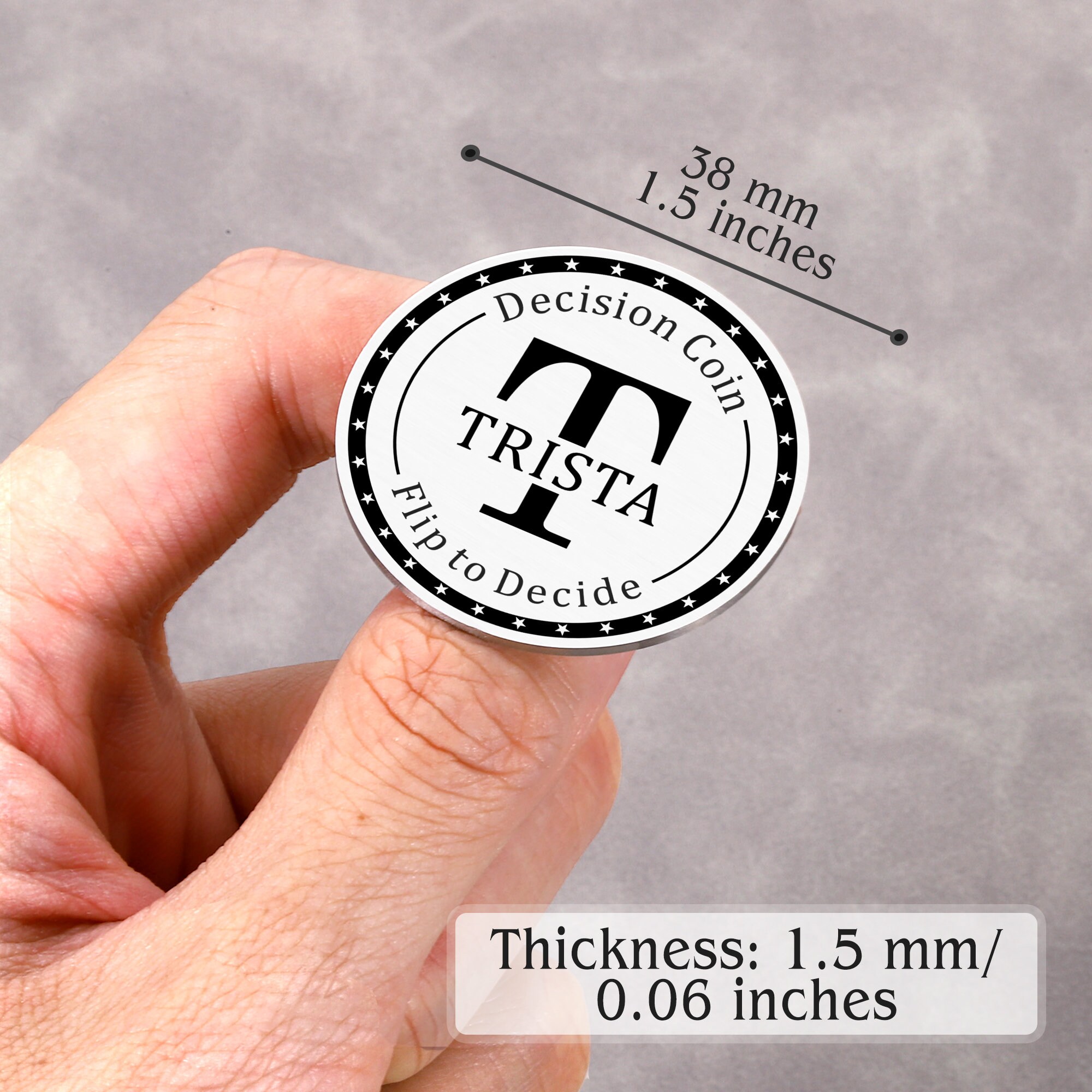 Custom Flip to Decide Coin , Personalized Gifts for Boyfriend, Decision ...