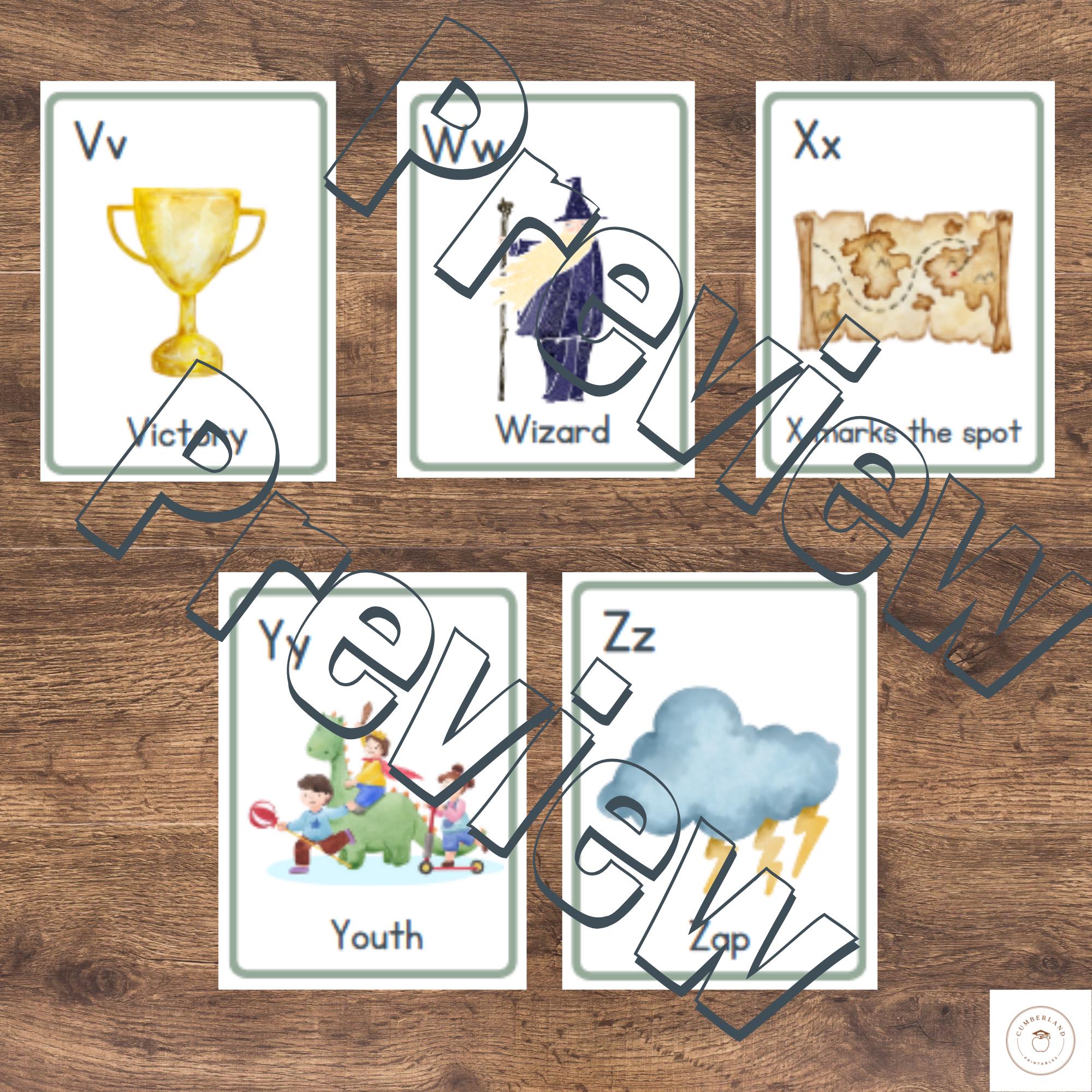 Fairytale ABC Flashcards | Alphabet Cards for Kids | Phonics & Letter ...