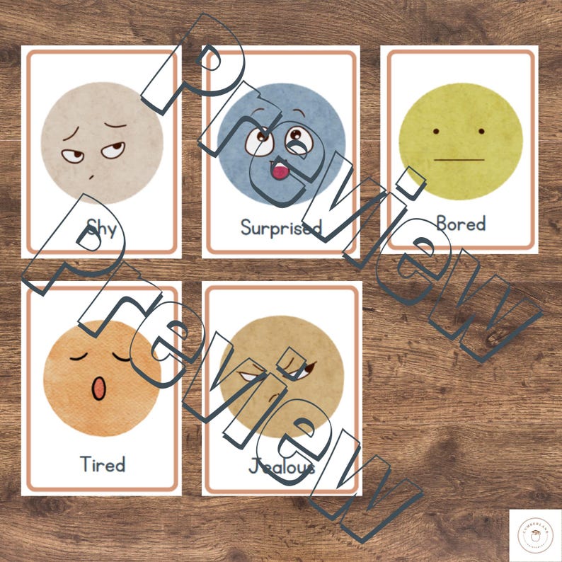 Feelings Flashcards for Kids | Emotional Literacy | Social-emotional ...