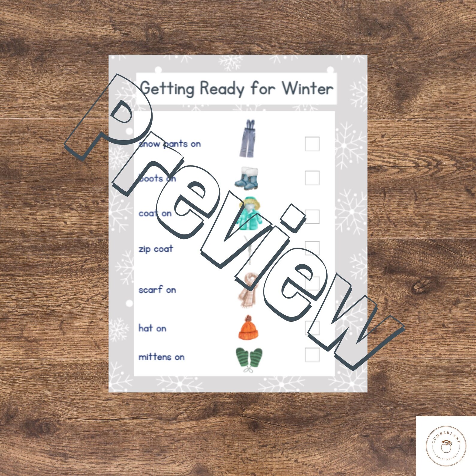 Winter Dressing Sequencing Cards | Montessori Practical Life Winter ...