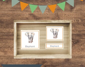 Mountain Animals Montessori 3-part Cards | Nomenclature Cards ...