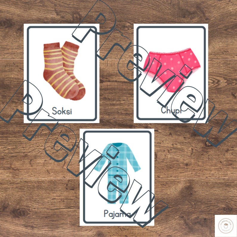 Tarjetas de vocabulario de ropa en suajili / Aprende suajili ...