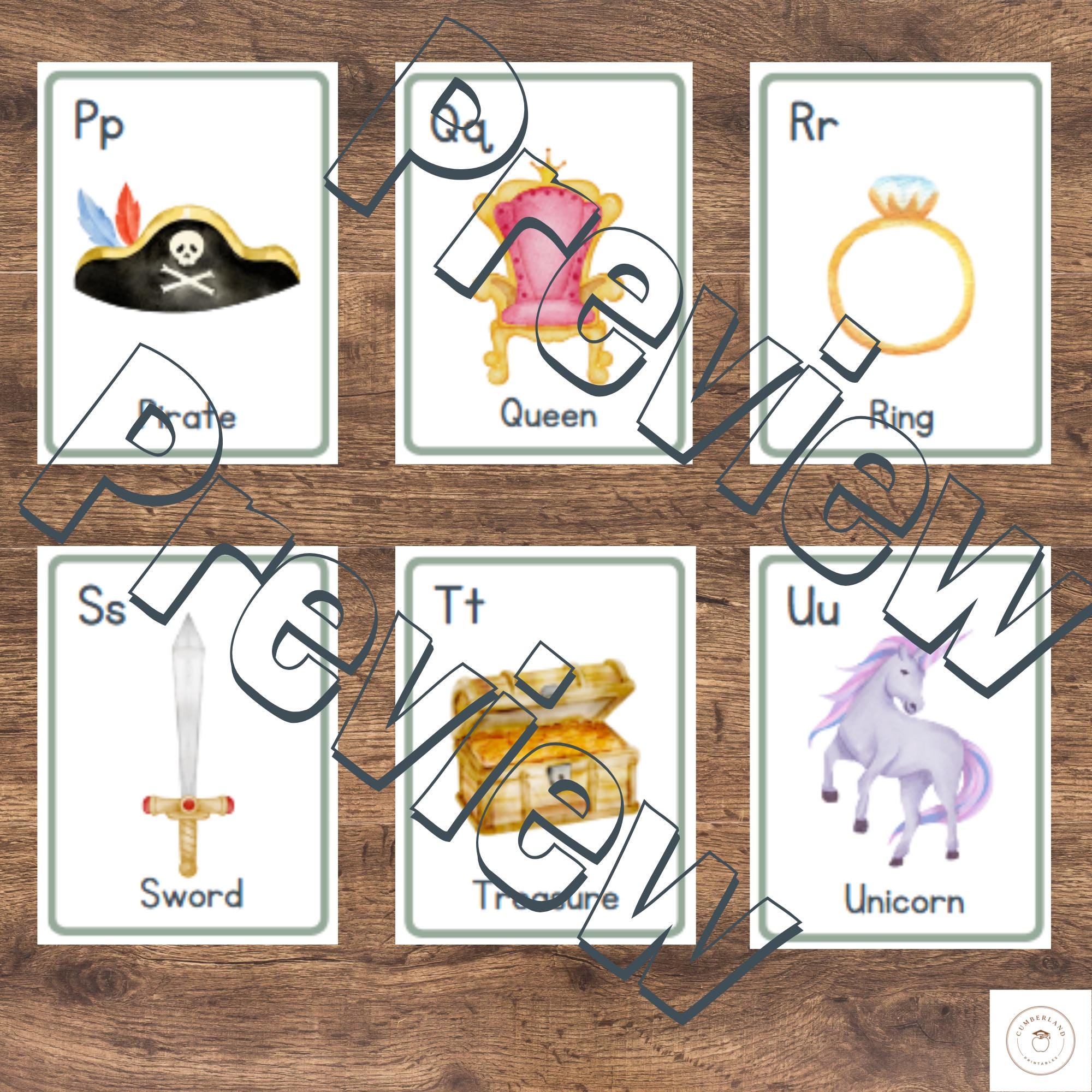 Fairytale ABC Flashcards | Alphabet Cards for Kids | Phonics & Letter ...