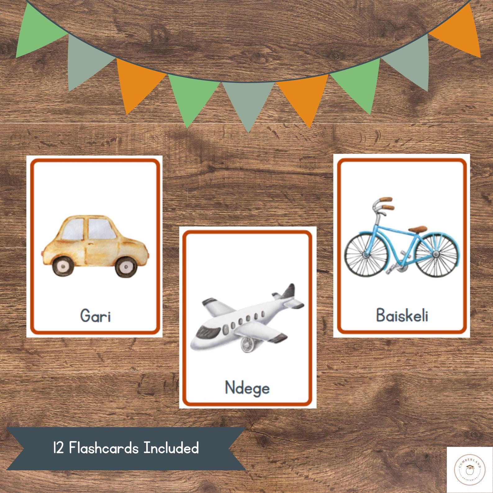 Swahili Transportation Flashcards | Learn Kiswahili | Swahili ...