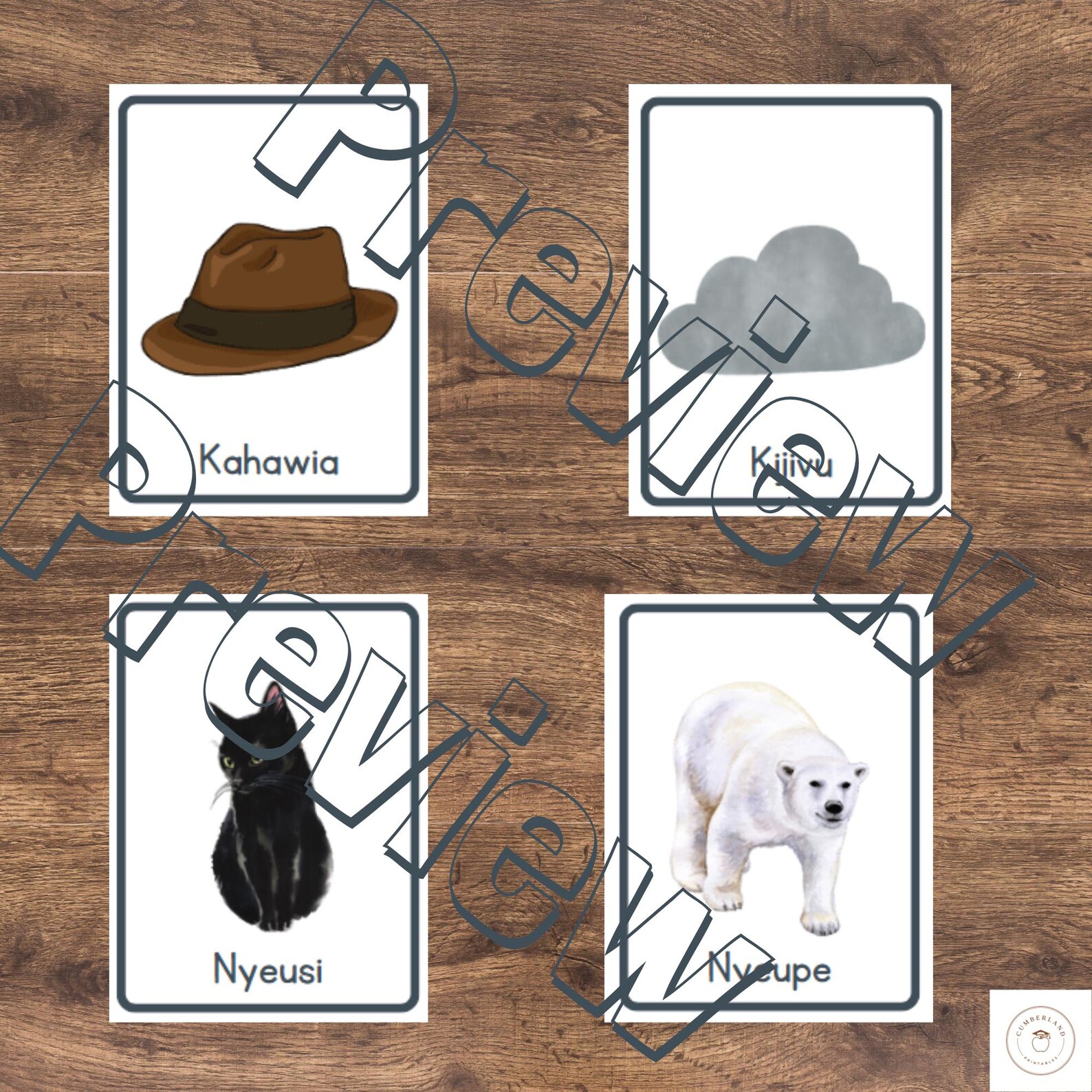 Swahili Colors Flashcards | Learn Swahili | Kiswahili Vocabulary ...