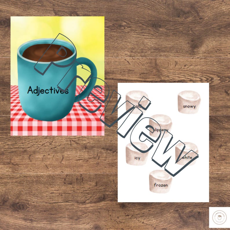 Hot Chocolate Parts of Speech Sort | Winter Grammar Activity (digital ...