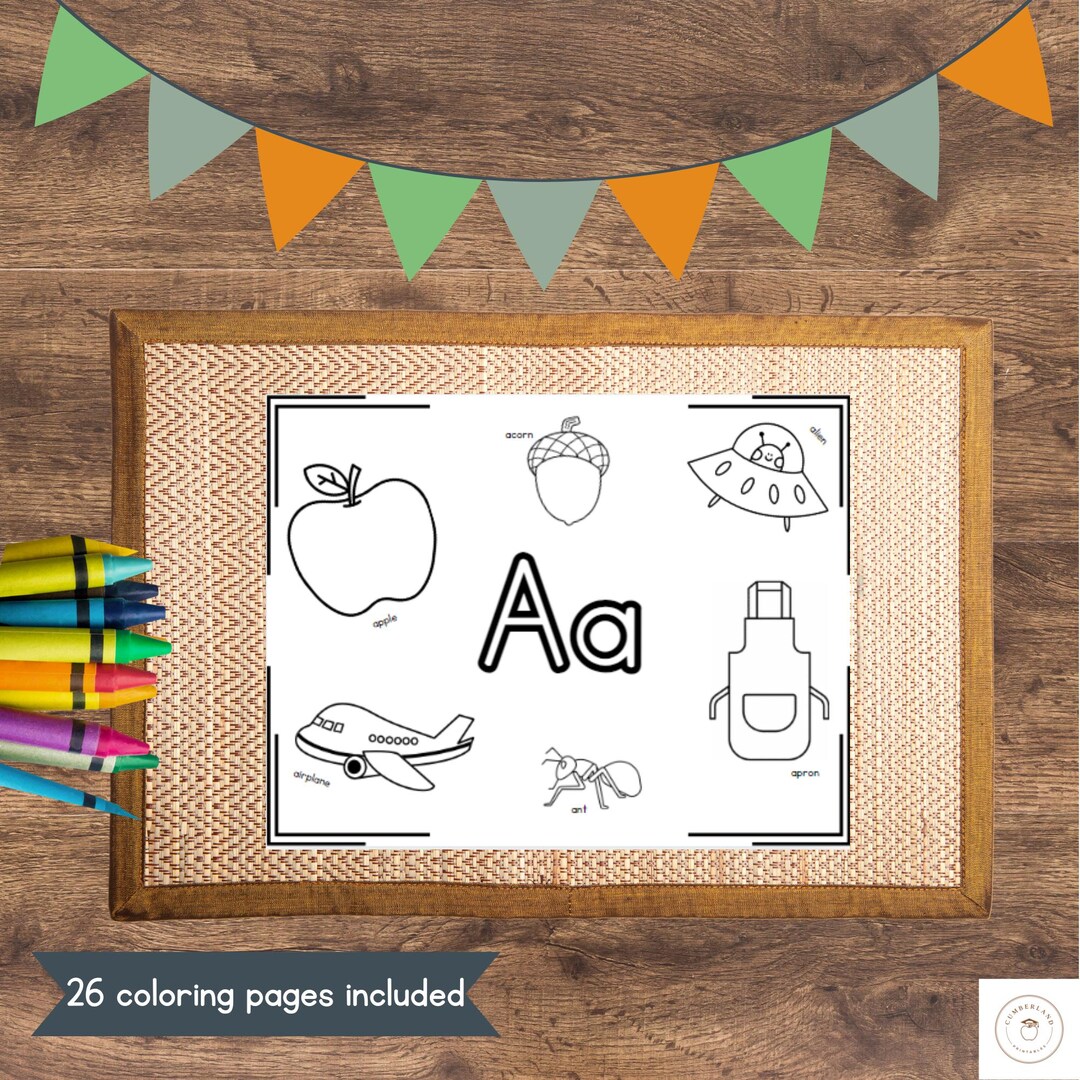 Alphabet Coloring Pages - Letter Recognition and Phonics | Learn Abcs ...