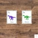 Dinosaur Alphabet Flashcards Dinosaurs A to Z, Dinosaur Names, Learn ...