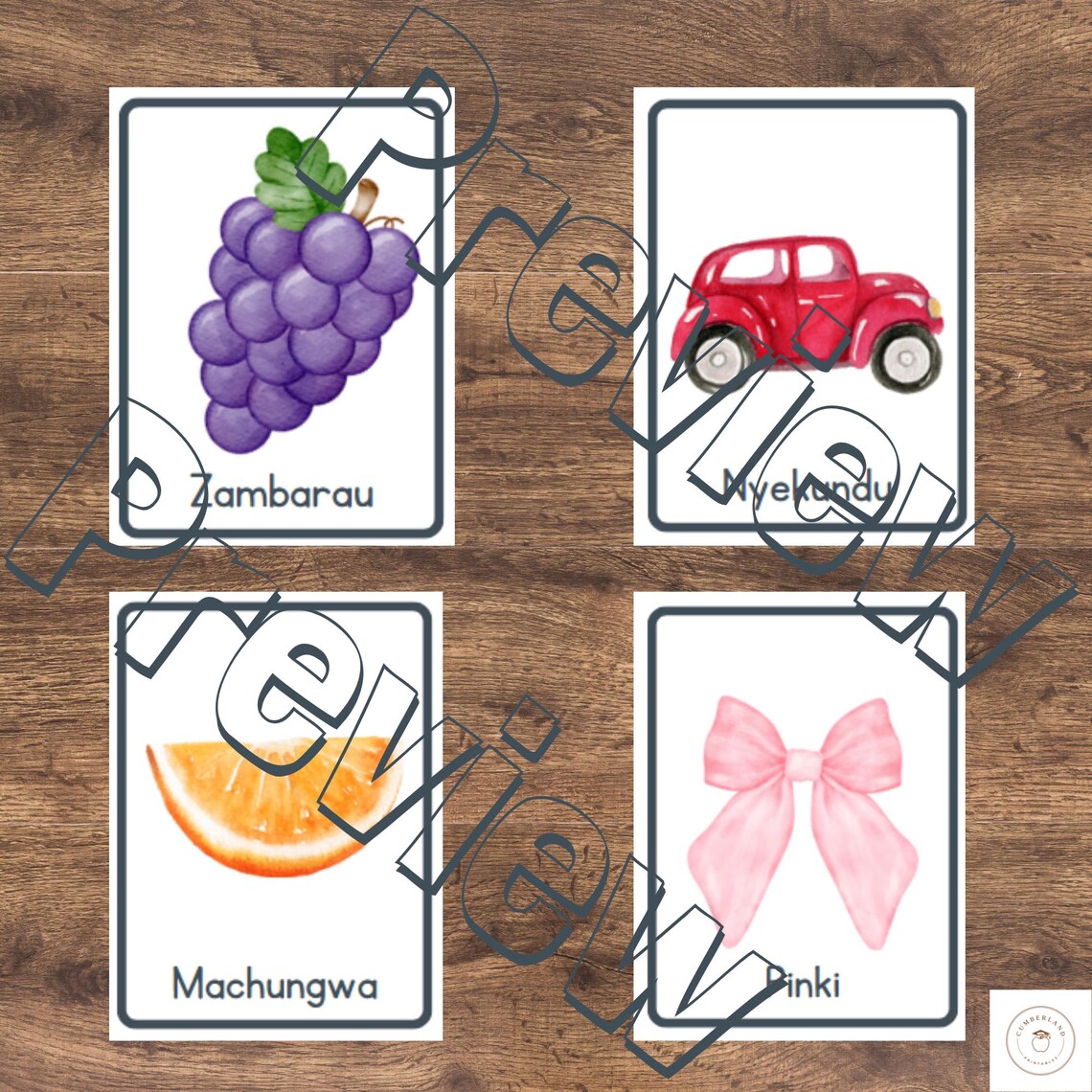 Swahili Colors Flashcards | Learn Swahili | Kiswahili Vocabulary ...