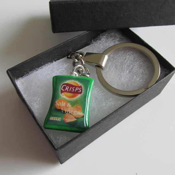Handmade Miniature Prawn Cocktail Crisp Crisps Packet Dangle Earrings ...
