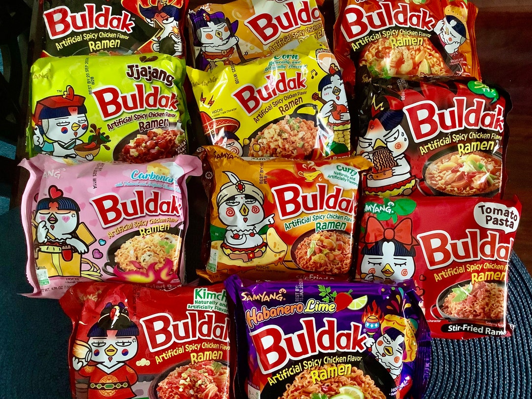 Teacher Appreciation Buldak Spicy Ramen Singles Gift Bags Instant ...