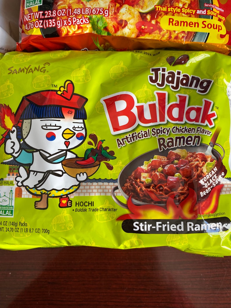 Asian Snack Korean Samyang Thai Tomyum Spicy Noodles Gift Wrapped Cute ...
