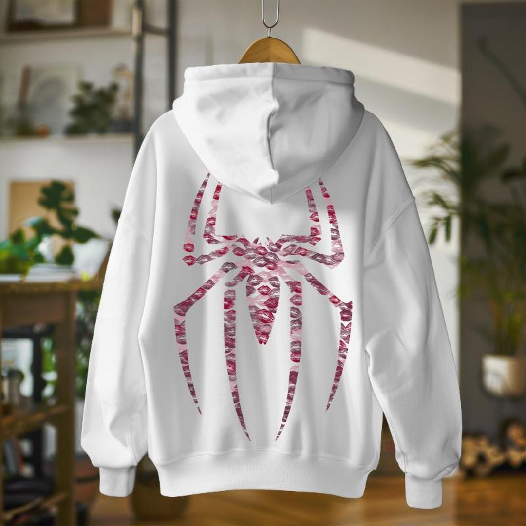 Spider Graphic Hoodie, Pump Cover Spider Shirt, Retro Training Shirt ...