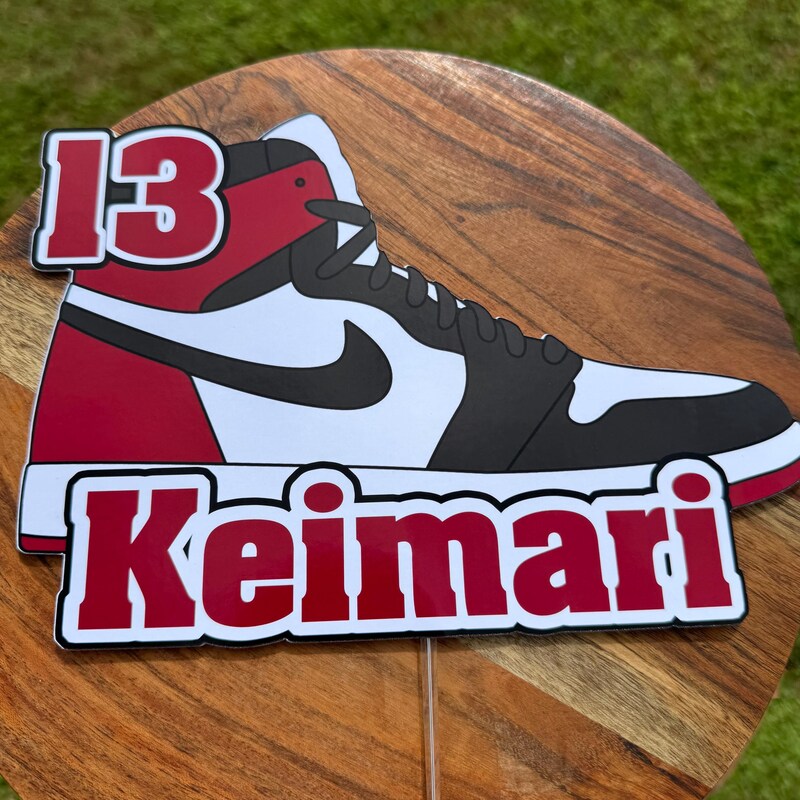 Jordan Cake Topper - Etsy
