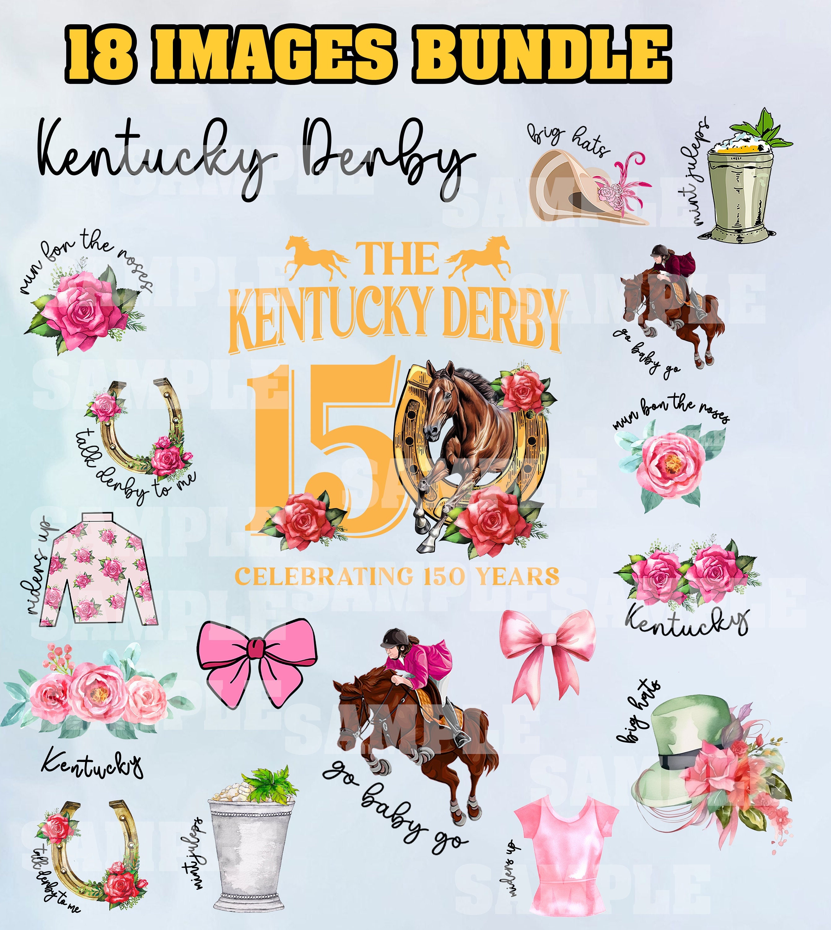 Kentucky Derby PNG, Kentucky Derby Bundle PNG, Derby Vibes Png,talk ...